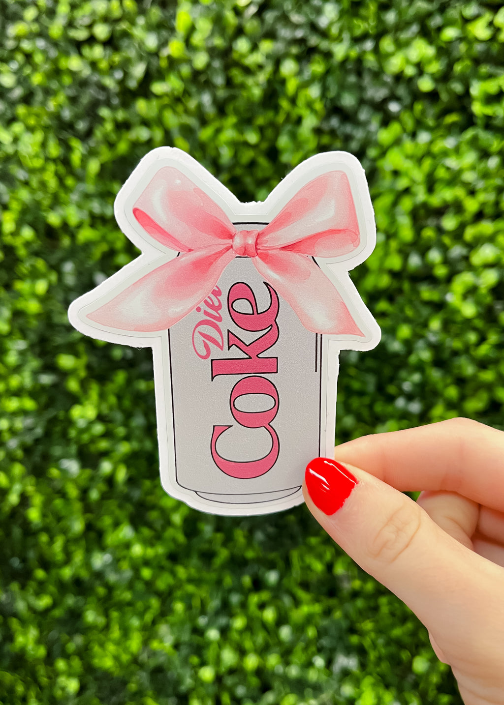 Girly Diet Coke Sticker – The Sassy Owl Boutique