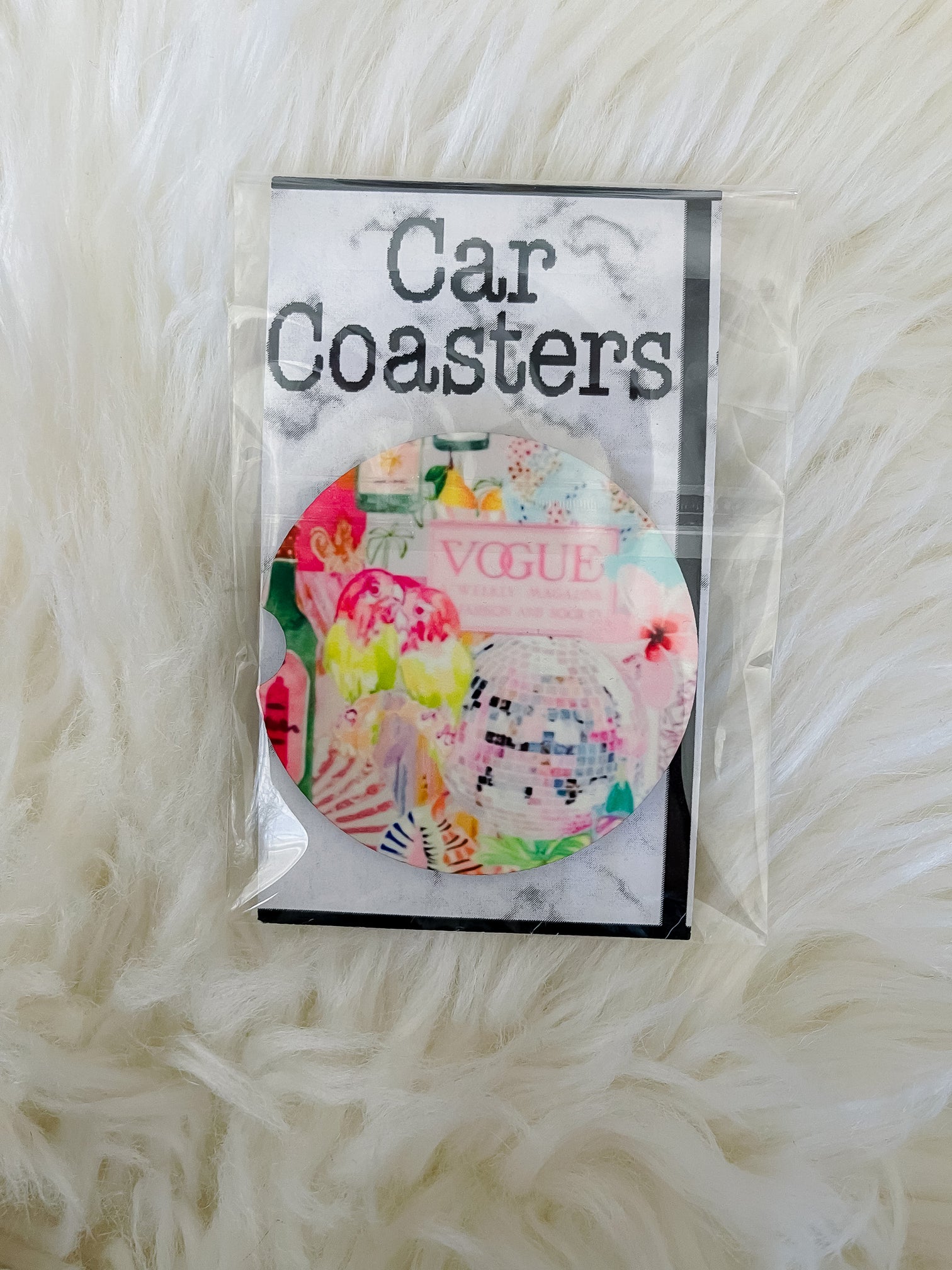 Chic Girly Car Coaster – The Sassy Owl Boutique